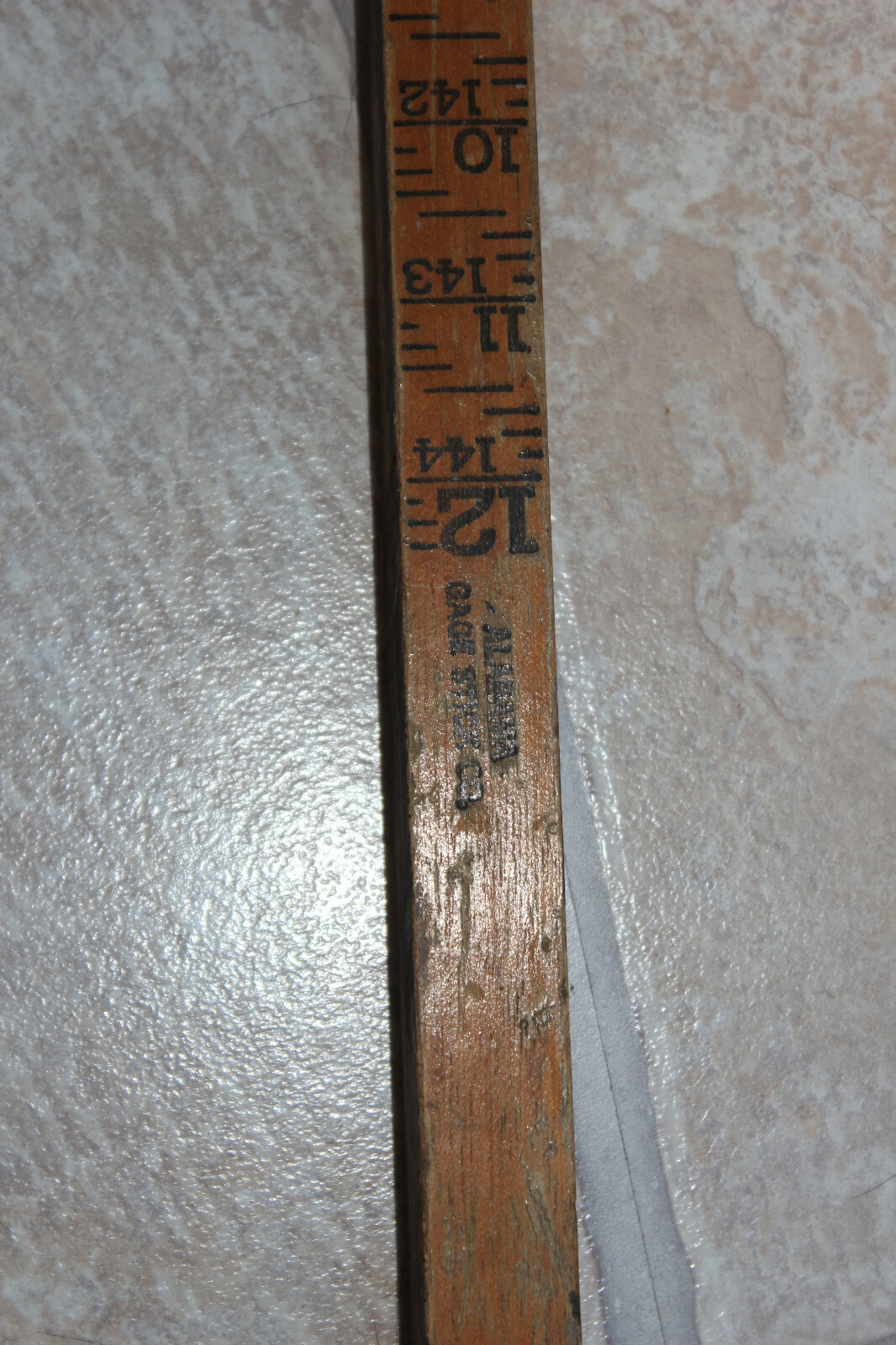 Vintage 48" ALABAMA GAGE STICK Advertising Diltz Equipment Sales ...