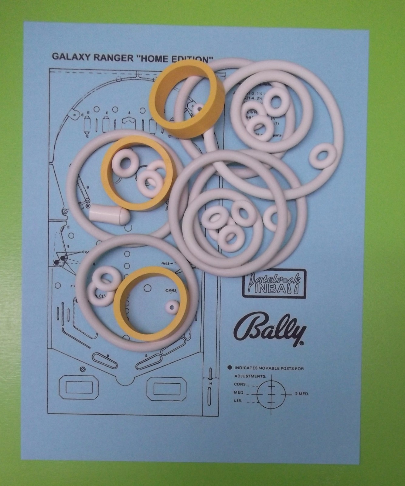 1978 Bally Galaxy Ranger Pinball Machine Maitenance Tune up Kit | eBay