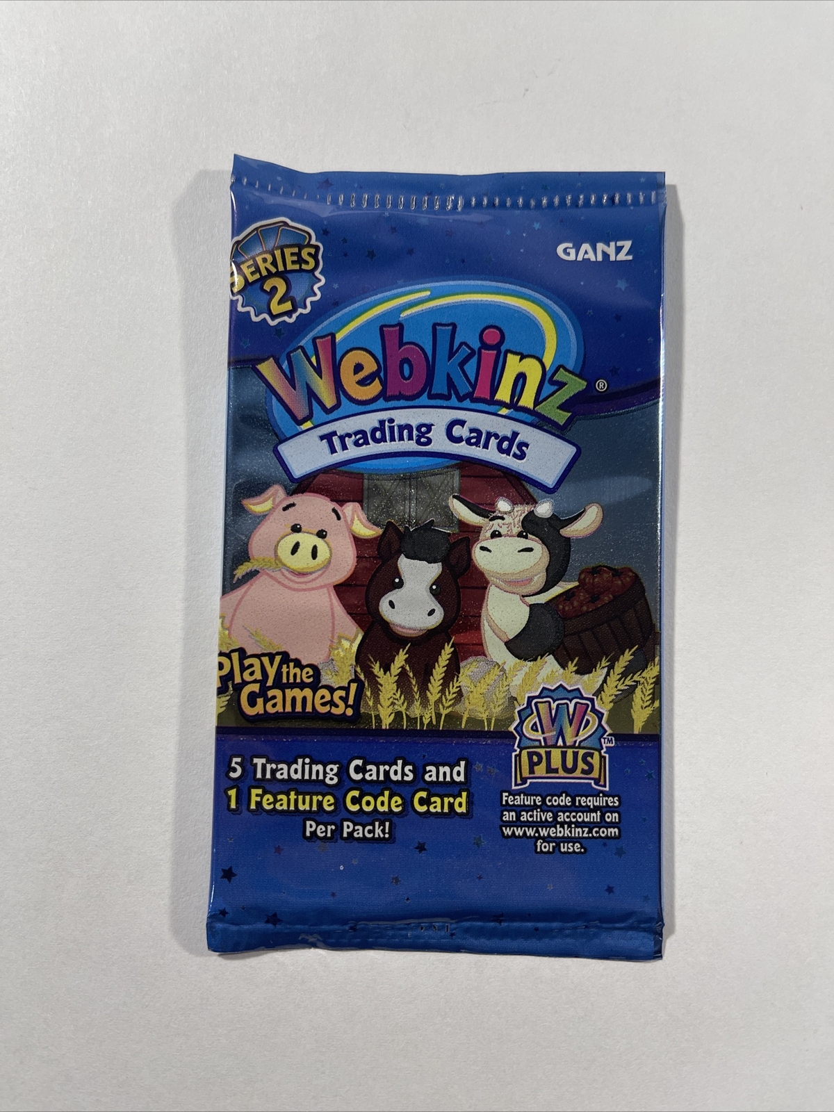 Webkinz Trading Cards Series 2 - New Factory Sealed Pack With 5 Cards ...