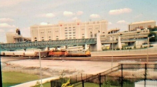 EF12 Train Slide ENGINE LOCOMOTIVE CITI RAIL 1323 under bridge Lincoln ...