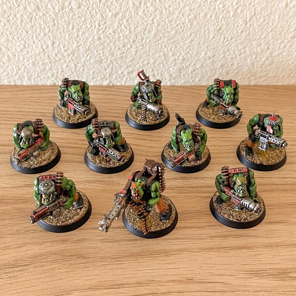 Warhammer Age Of Sigmar - Painted Orks Evil Sunz Army - BoxedUp (357 ...