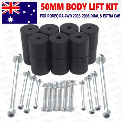 Holden Rodeo RA 4WD 2" INCH 50MM Body Lift Kit Dual Cab & Extra Cab ...