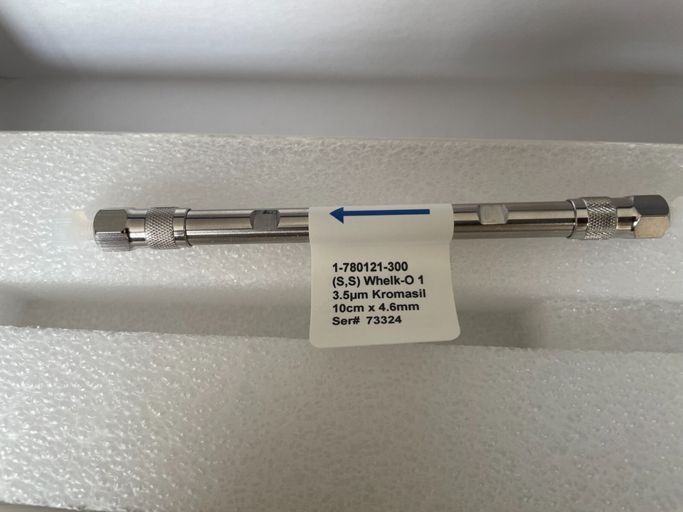 New HPLC column Regis (S,S)-Whelk-O 1 Kromasil chiral 100x4.6mm 1 ...