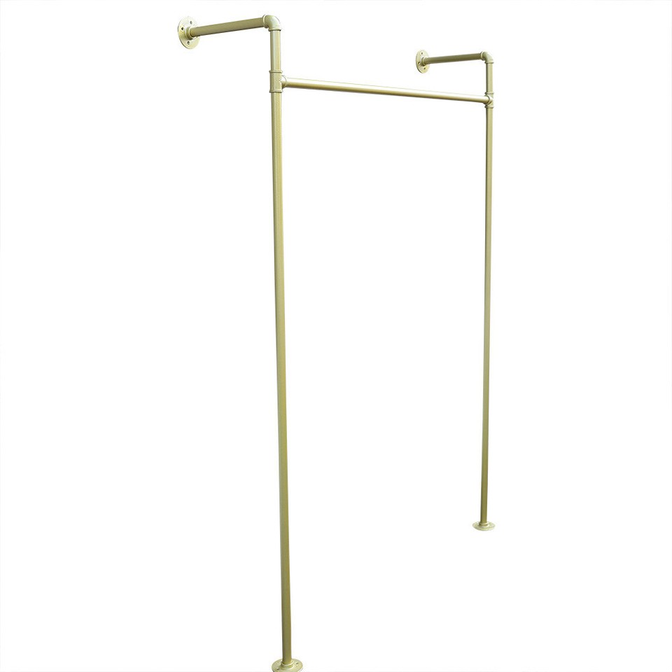 Metal Clothing Rack Dress Hanging Display Stand Home Storage Shelf Rack ...