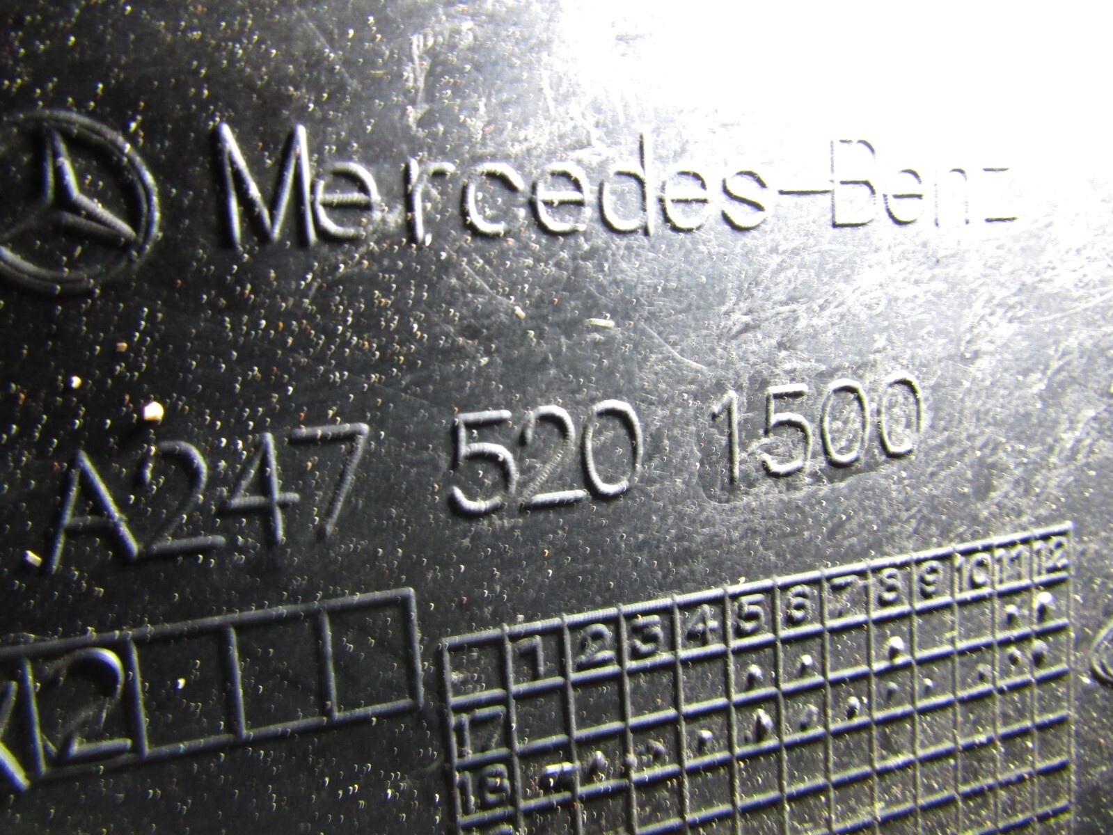 MERCEDES A B CLASS W177 W247 ENGINE UNDERTRAY COVER GENUINE A2475201500 ...