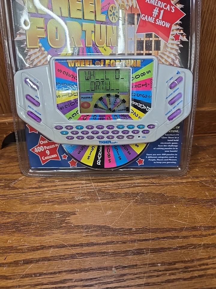 NEW Wheel of Fortune Electronic LCD Game, Vintage 1996, Model No. 7-531 ...
