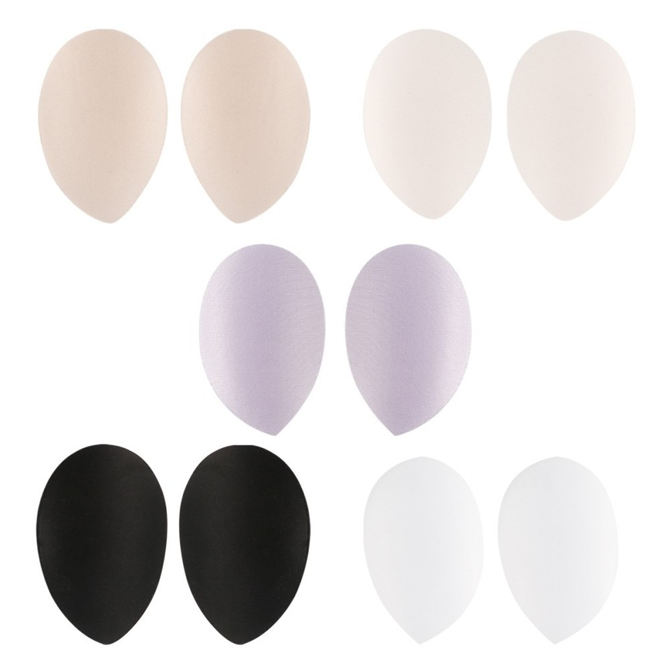 5 Pairs Insert Chest Pad Pads for Women Drop Shaped Sponge Breast ...