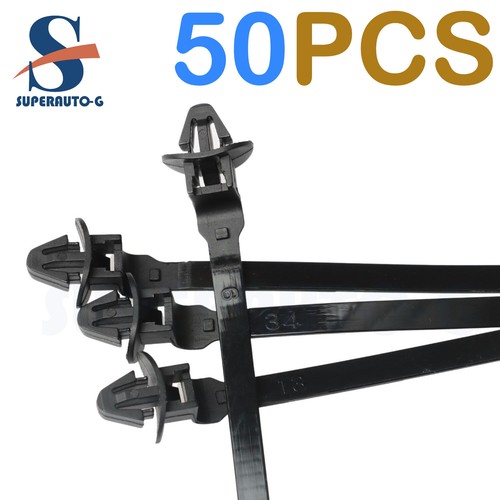 50x Automotive Cable Strap Wire Tie Retainer Clip Clamp for Toyota ...