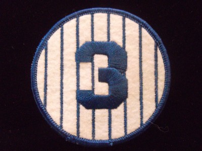 Babe Ruth #3 Retired Number Yankees Jersey Patch | eBay