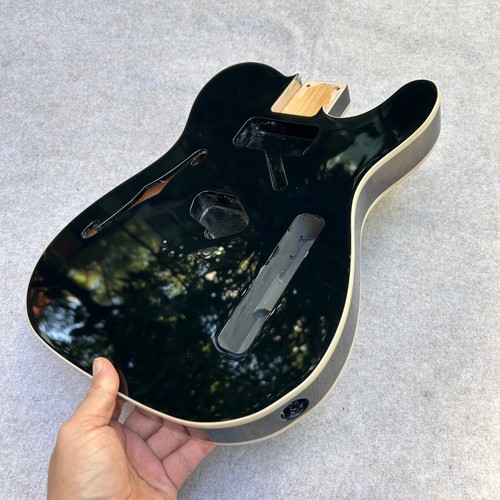 Guitar body Telecaster Thinline HS Semi hollow alder black 4.36 LBS | eBay