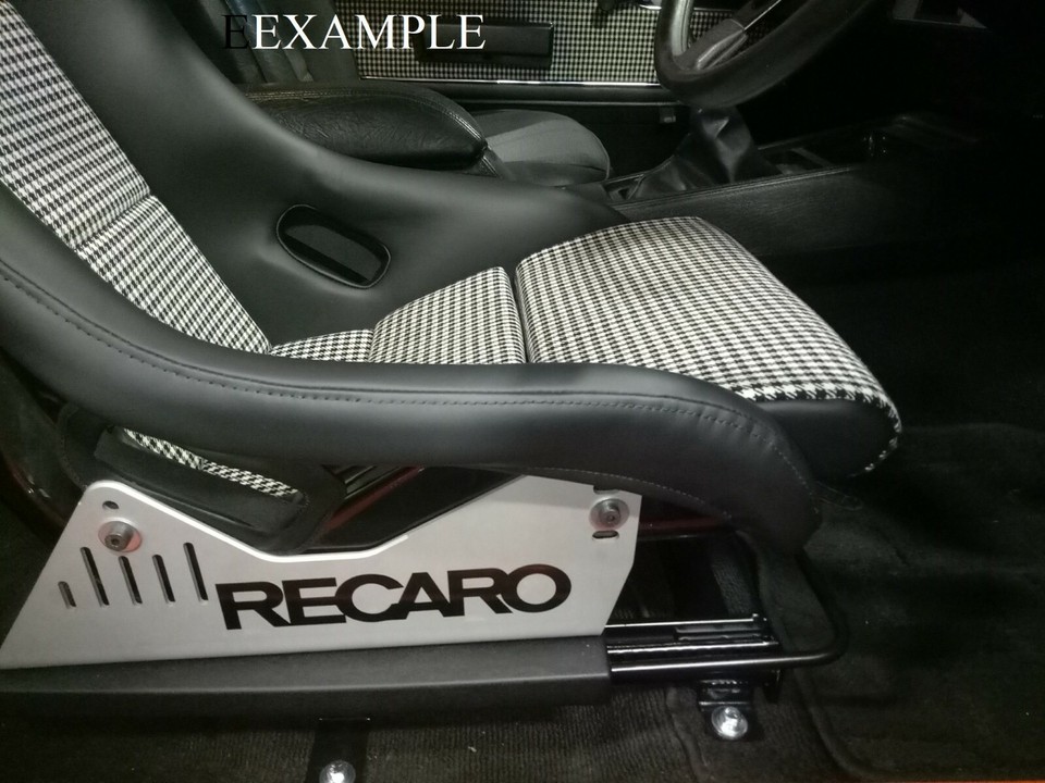 RECARO CLASSIC POLE POSITION SEAT, REAL LEATHER / PEPITA FABRIC, BRAND ...