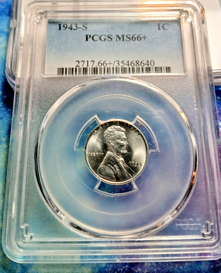 1943 P D S 1c Lincoln Steel Wheat Cent PCGS MS 66 Three Coin Lot | eBay