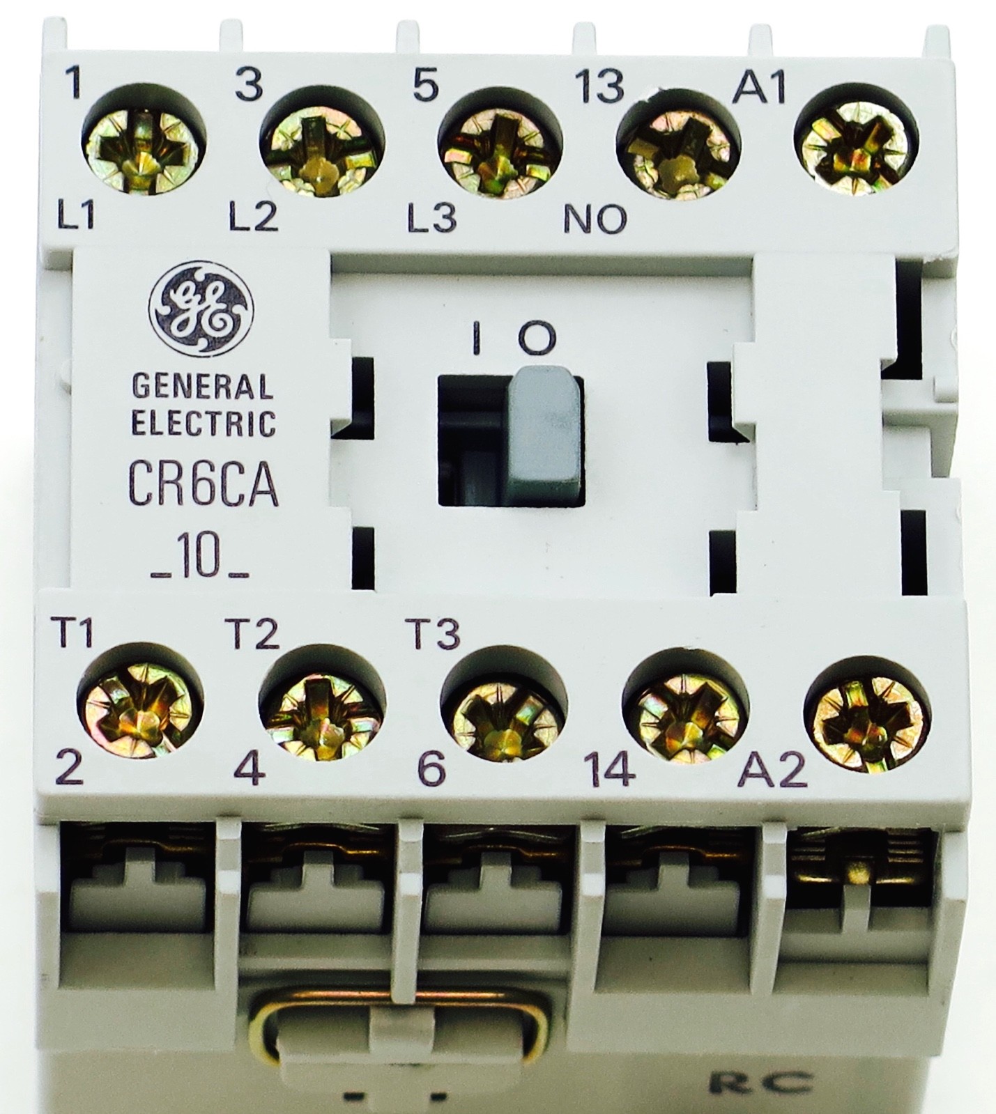 New GE Miniature Din Rail Magnetic Contactor CR6CAB 220/240VAC COIL CA4 ...