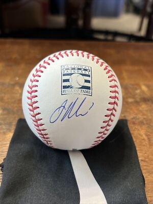 Joe Mauer Signed Hall Of Fame Baseball JSA Coa Twins Autographed | eBay