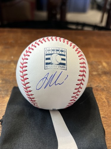 Joe Mauer Signed Hall Of Fame Baseball JSA Coa Twins Autographed | eBay