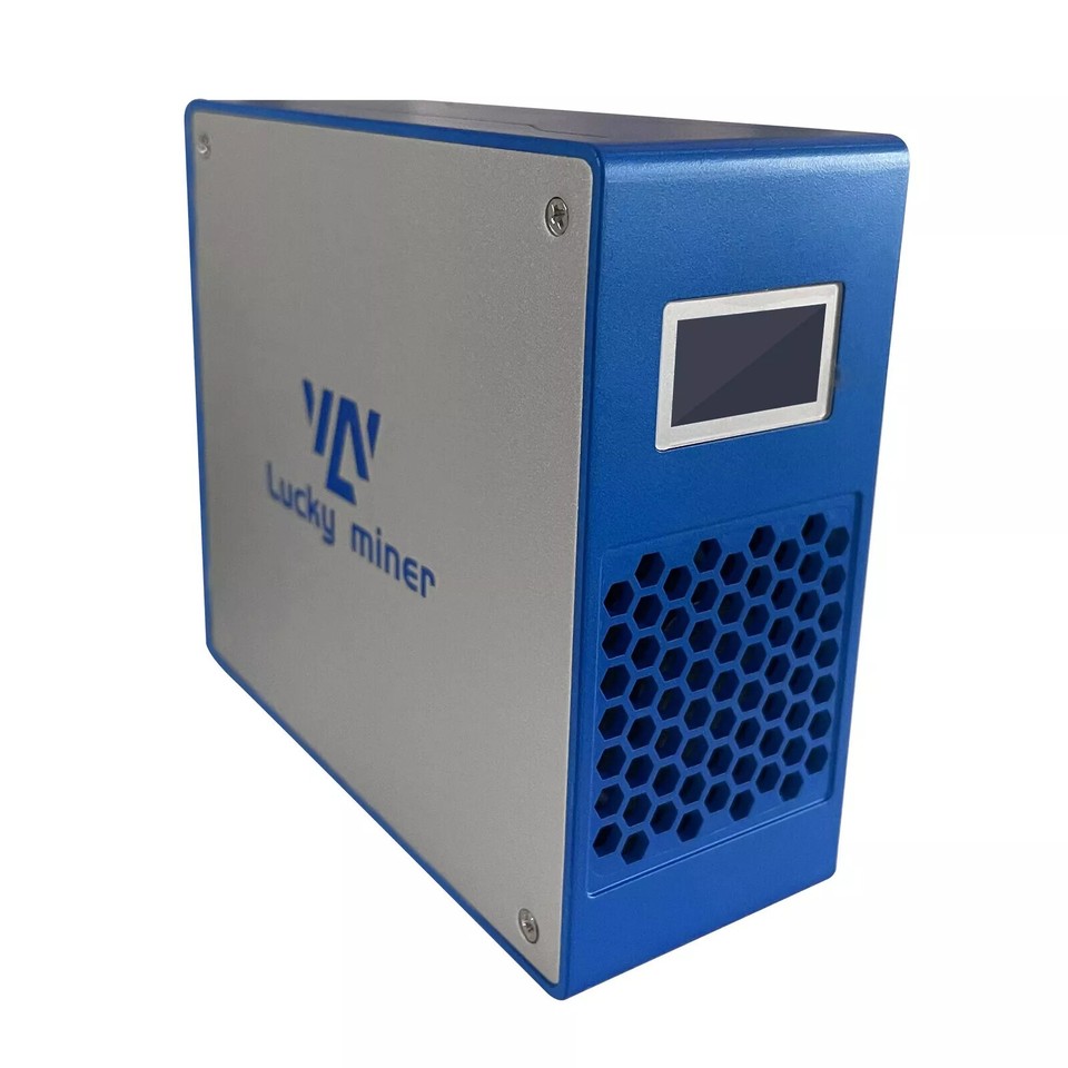 Mining Lucky Miner LV07 Bitcoin BTC Miner SHA-256 1T WIFI Solo Lotto ...