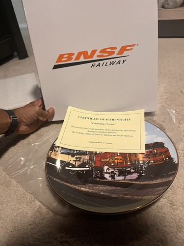 BNSF Railway Collector Plate 25th Anniversary & 2019 Safety Award ...