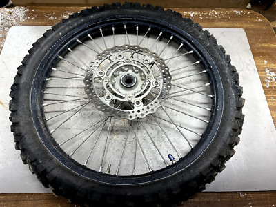 2009 Kawasaki KX250f front wheel kx 250f rim hub rotor | eBay