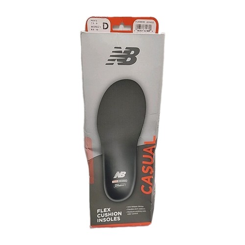 New Balance Casual Flex Cushion Insoles Fits Men's 7.5-9/Women's 8.5-10 ...