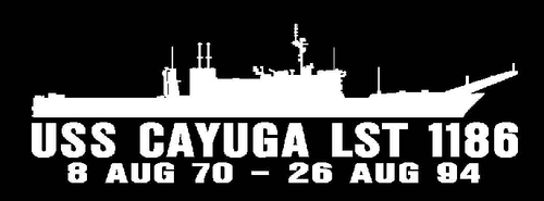 USS CAYUGA LST 1186 Silhouette Decal U S Navy USN Military | eBay