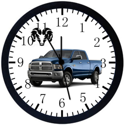 Dodge Ram Truck Black Frame Wall Clock Z15 | eBay