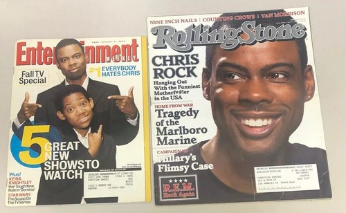 Chris Rock Lot Of 2 Magazines Entertainment Weekly Rolling Stone | eBay