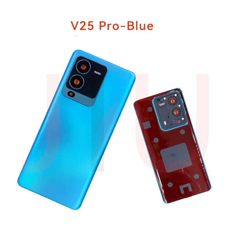 For Vivo V25 Pro V2158 Housing Back Glass Cover Battery Back Door Cover ...