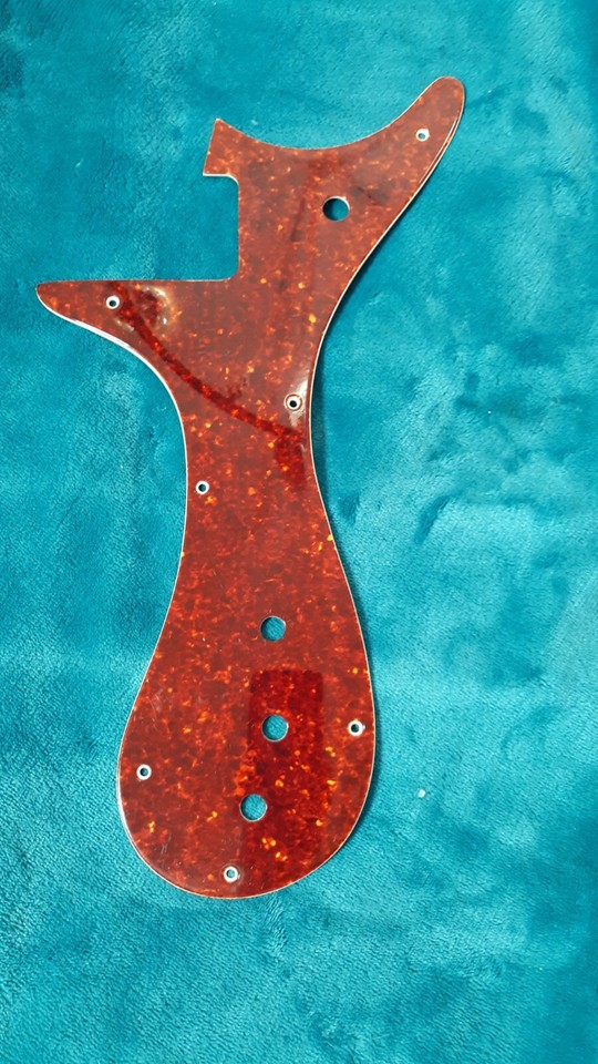 Tortoise Mosrite Bass Guitar Pickguard (2539) | eBay