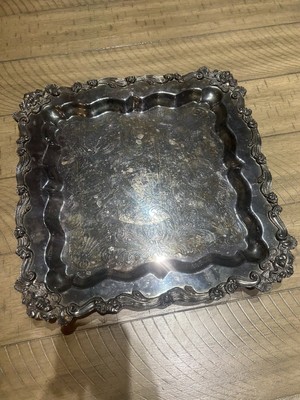 Platters & Trays - Silverplate Square