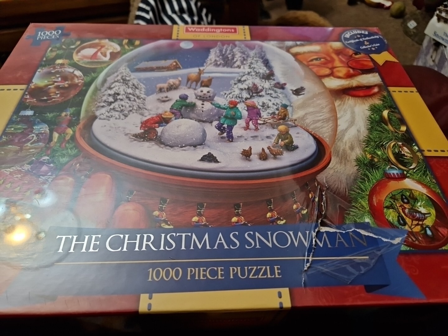 Jigsaw Puzzle Waddingtons The Christmas Snowman 1000pcs for sale online ...