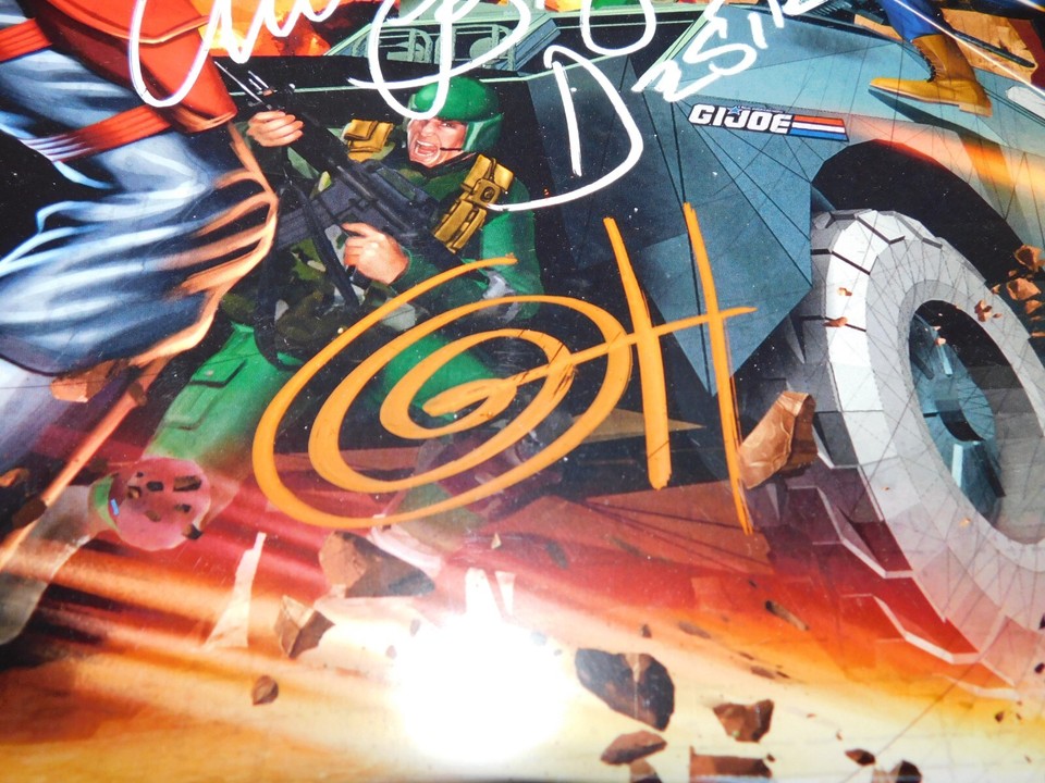 LIMITED G.I. JOE ART PRINT SIGNED by GREG HORN & DESTRO ARTHUR ...