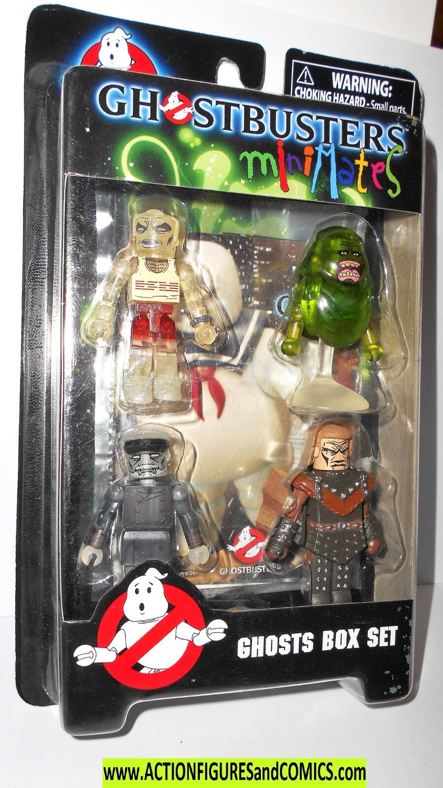 GHOSTBUSTERS Minimates 2010 GHOSTS BOX SET jogger slimer titanic vigo ...