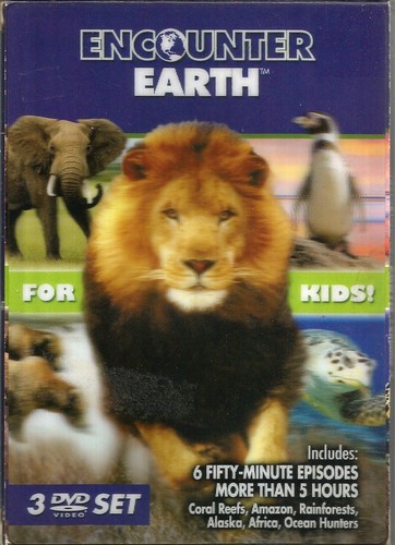 Encounter Earth DVD 2010 3 Disc Set Coral Reefs Amazon Rainforests ...