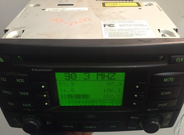 03 04 Ford Focus Blaupunkt Radio Mp3 CD Player 3s4t-18c869-ag for sale ...