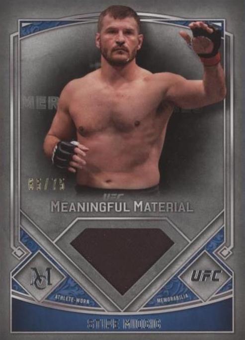 2017 Topps UFC Museum Collection - Meaningful Materials Stipe Miocic # ...