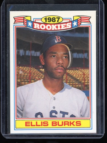 Ellis Burks 1987 Topps Rookies Baseball Card #2 of 22 Boston Red Sox | eBay