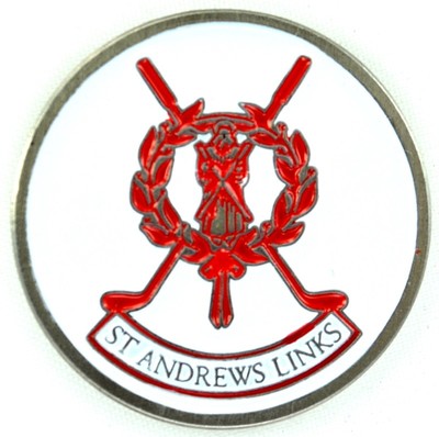 St. ANDREWS (The Old Course) Logo FLAT Golf BALL MARKER | eBay