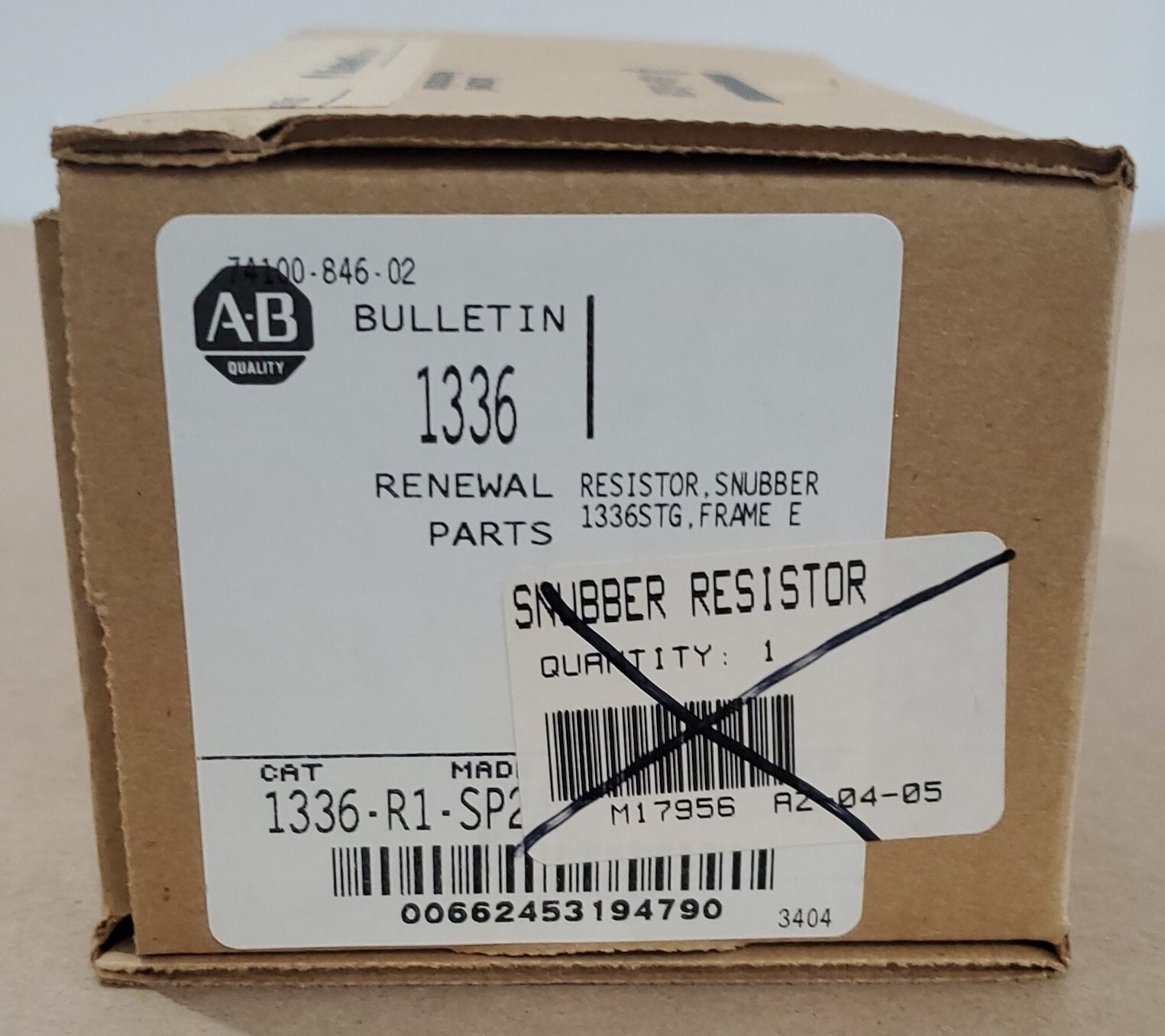 *NEW SEALED* Allen-Bradley 1336-R1-SP2A Snubber Resistor Frame E ...
