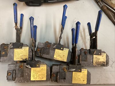 5 Erico Cadweld molds w/tool #B399A, mold #IPCA-CAVST1HA. 3/4 to 3-1/2 ...