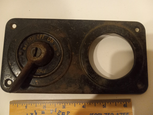 Vintage 1919 - 1925 Ford Model T Switch Gauge Dash Plate | eBay