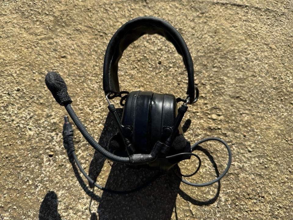 Peltor Comtac 3 Atlantic Signal Black Single Comm Tactical Military | eBay