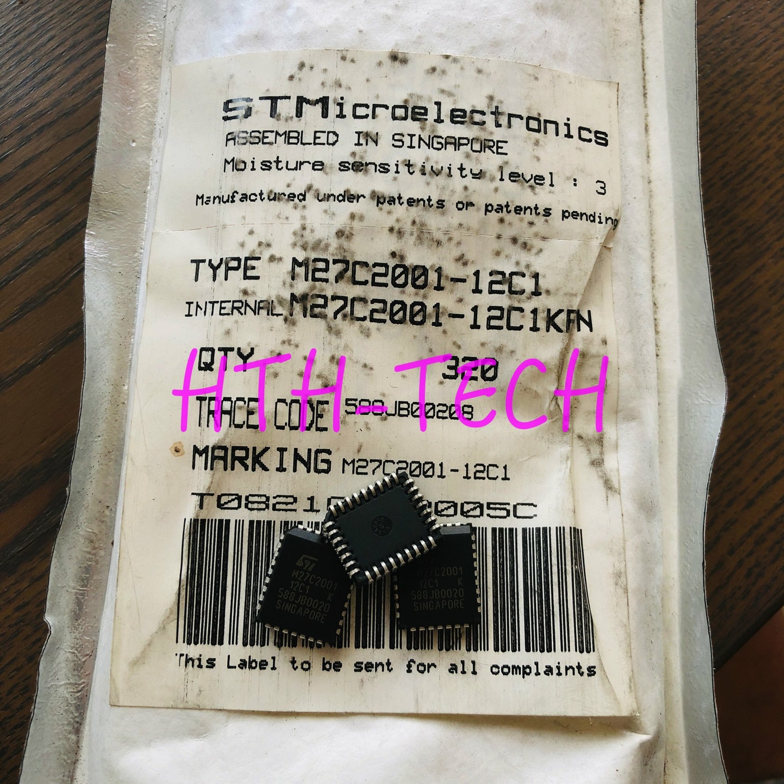 10pcs M27C2001-12C1 27C2001 256K x 8 OTP EPROM PLCC32 | eBay