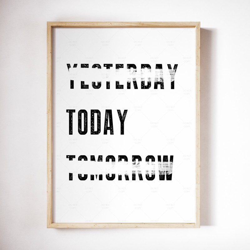 Motivational Prints Funny Quote Poster Modern Inspirational Minimalist ...