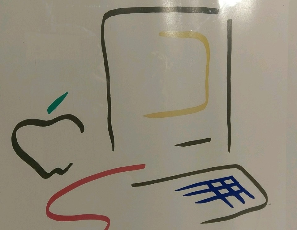 Vintage Original Apple Macintosh Picasso Framed Poster | eBay