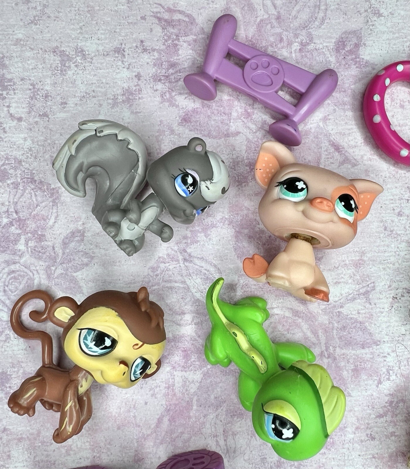 Auth Hasbro LPS Lot 10 Pets & Blythe Doll 1338 1339 742 485 651 643 Car ...