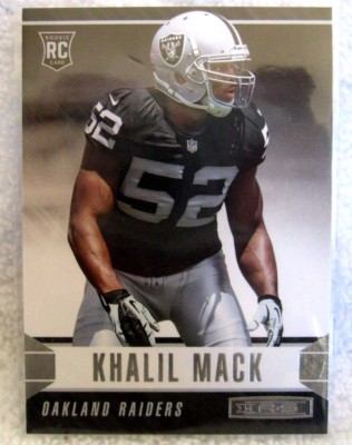 KHALIL MACK RC 2014 PANINI ROOKIES & STARS ROOKIE CARD!RAIDERS LB RC ...