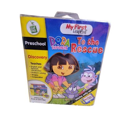 My First LeapPad Dora the Explorer to the Rescue Cartridge and Book ...