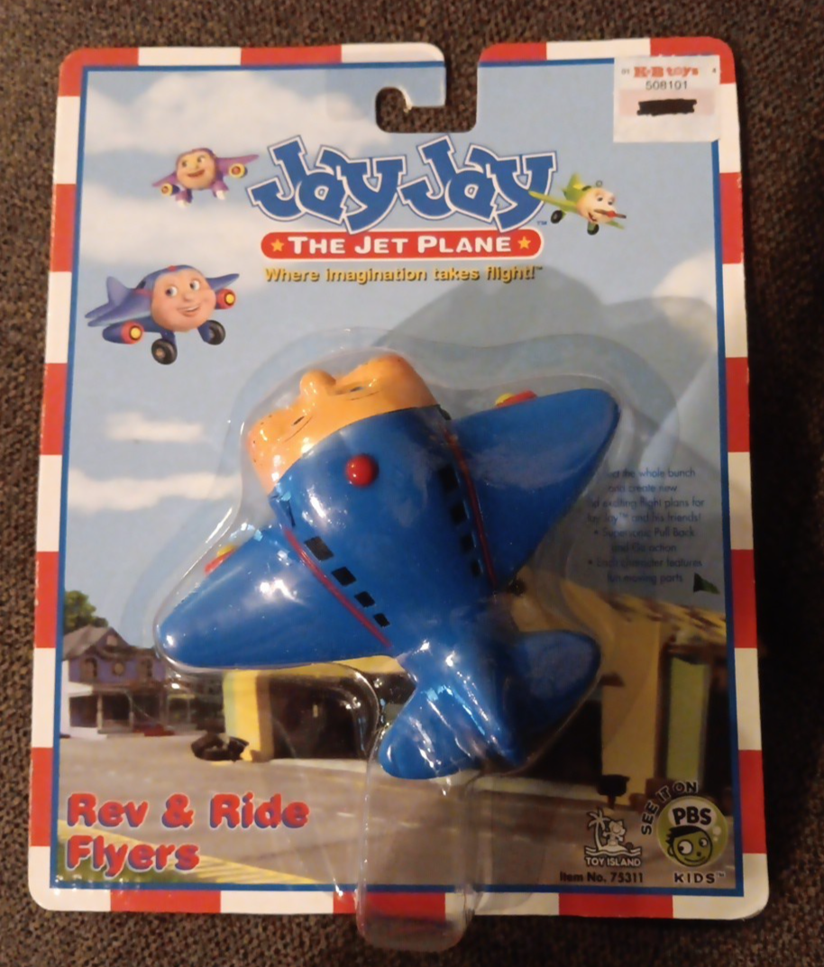 Vintage Jay Jay The Jet Plane Rev & Ride Flyers Herky 2002 Sealed New ...