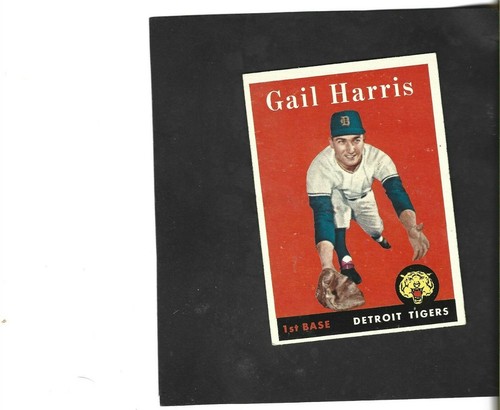 1958 Topps MLB # 309 Gail Harris | eBay