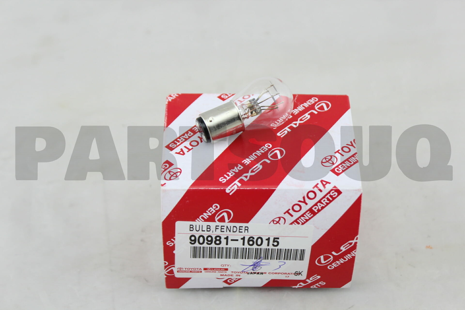 9098116015 Genuine Toyota BULB (FOR FRONT TURN SIGNAL LAMP) 90981-16015 ...